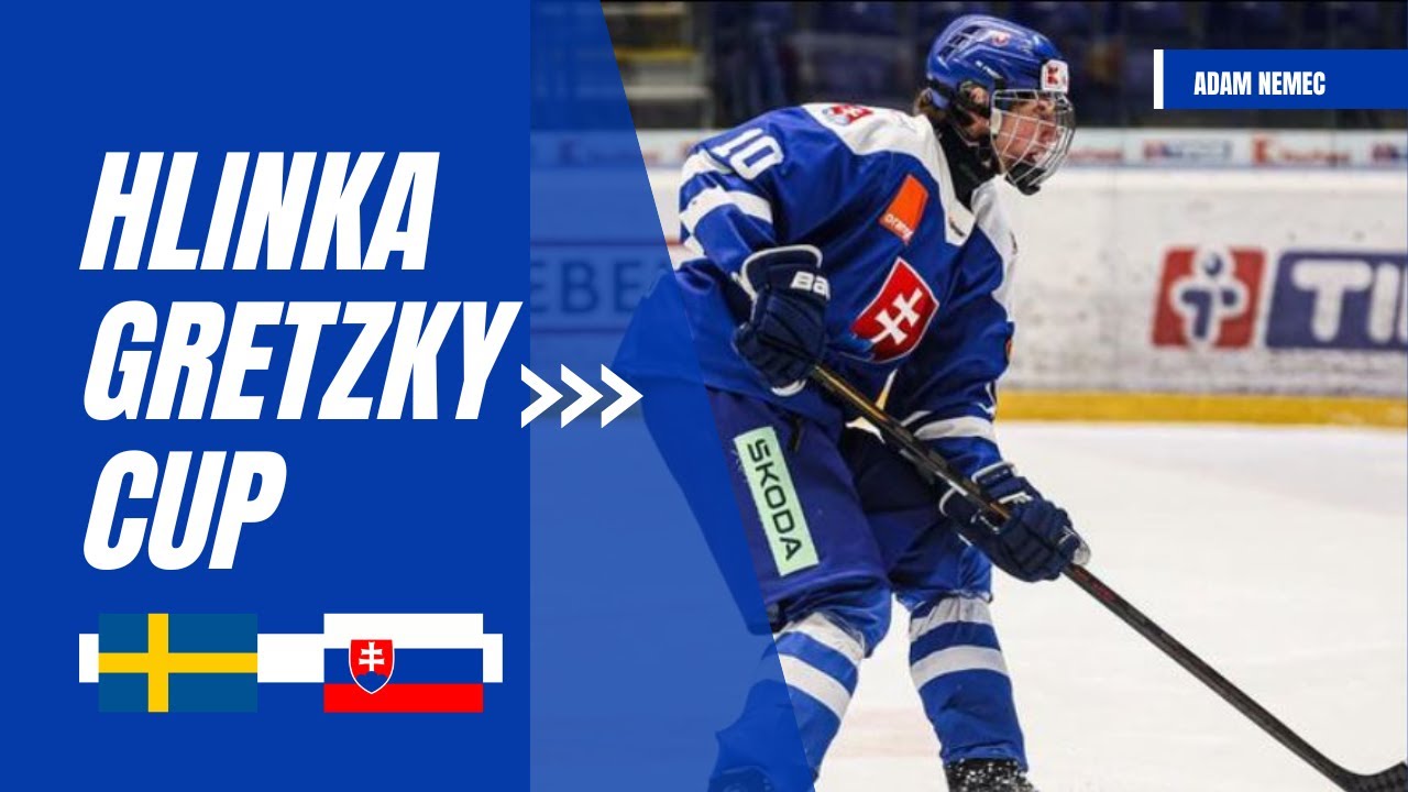 Adam Nemec (#22) Hlinka Gretzky Cup vs Sweden- Shift by Shift - Aug ...