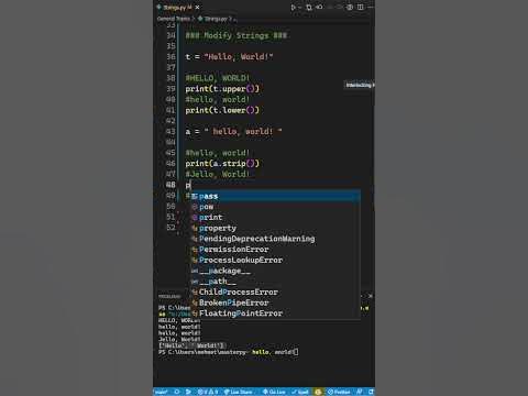 Learn String Modifying in Python! #shorts #coding #ai #python #programming #computerscience ...