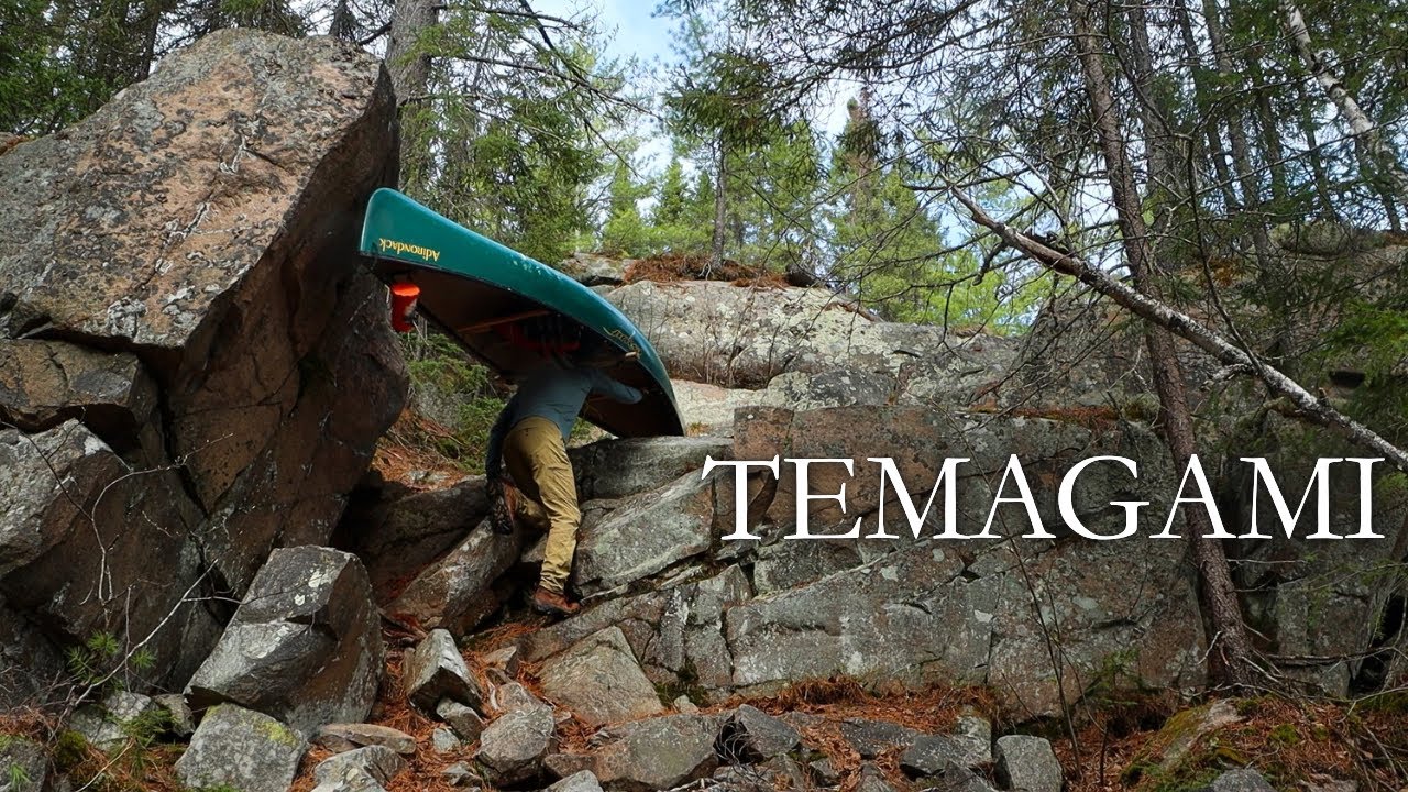 5 DAY SOLO Canoe Camping Deep in the TEMAGAMI Wilderness - YouTube