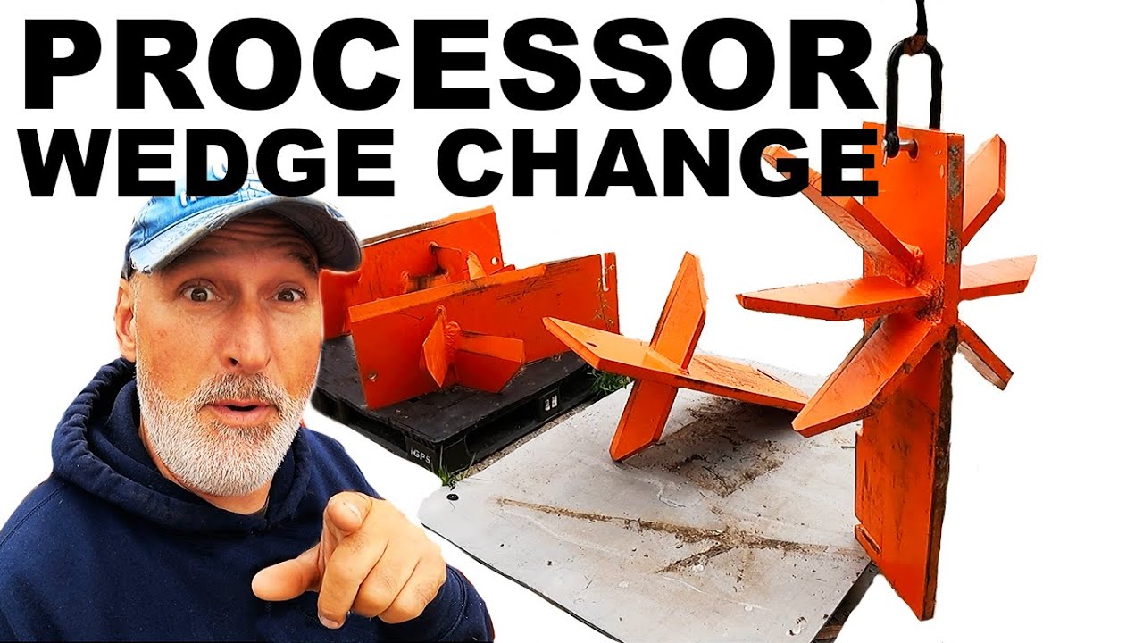EASTONMADE Firewood Processor; changing the wedge! - YouTube