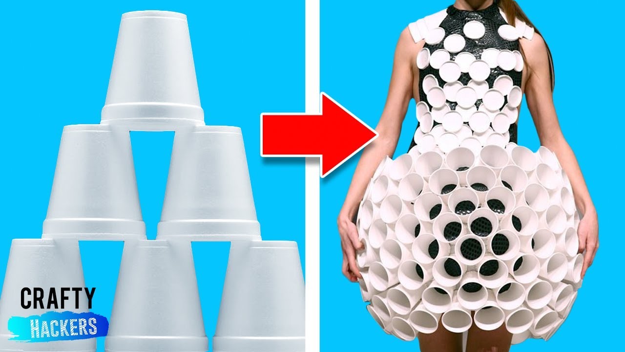 5 AMAZING COSTUMES MADE OUT OF WASTE - YouTube