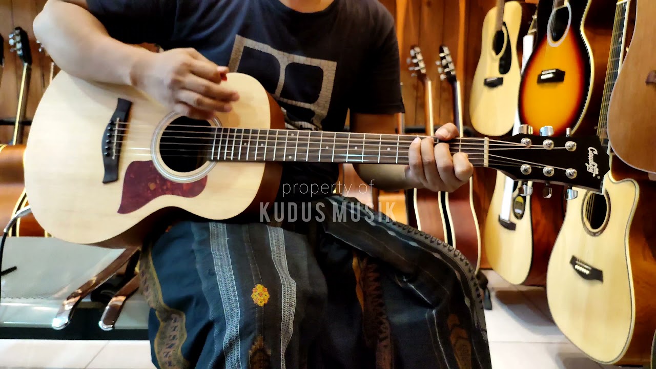 Gitar akustik elektrik original cowboy GW 2 NA preamp fishman mini ...