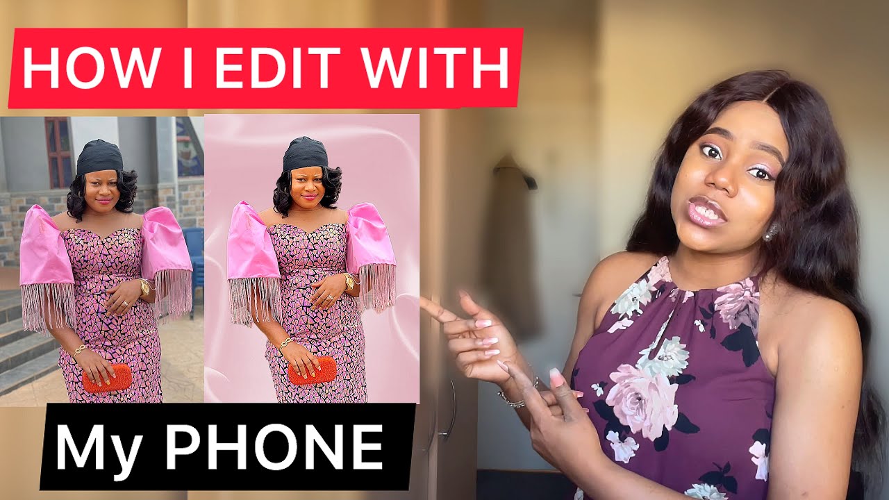 How to edit on your phone with this apps - YouTube