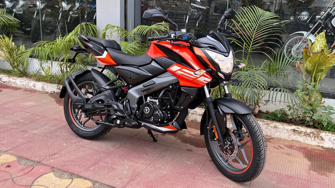 2023 All New Bajaj Pulsar Ns125 E20 New Model Orange Colour Full ...