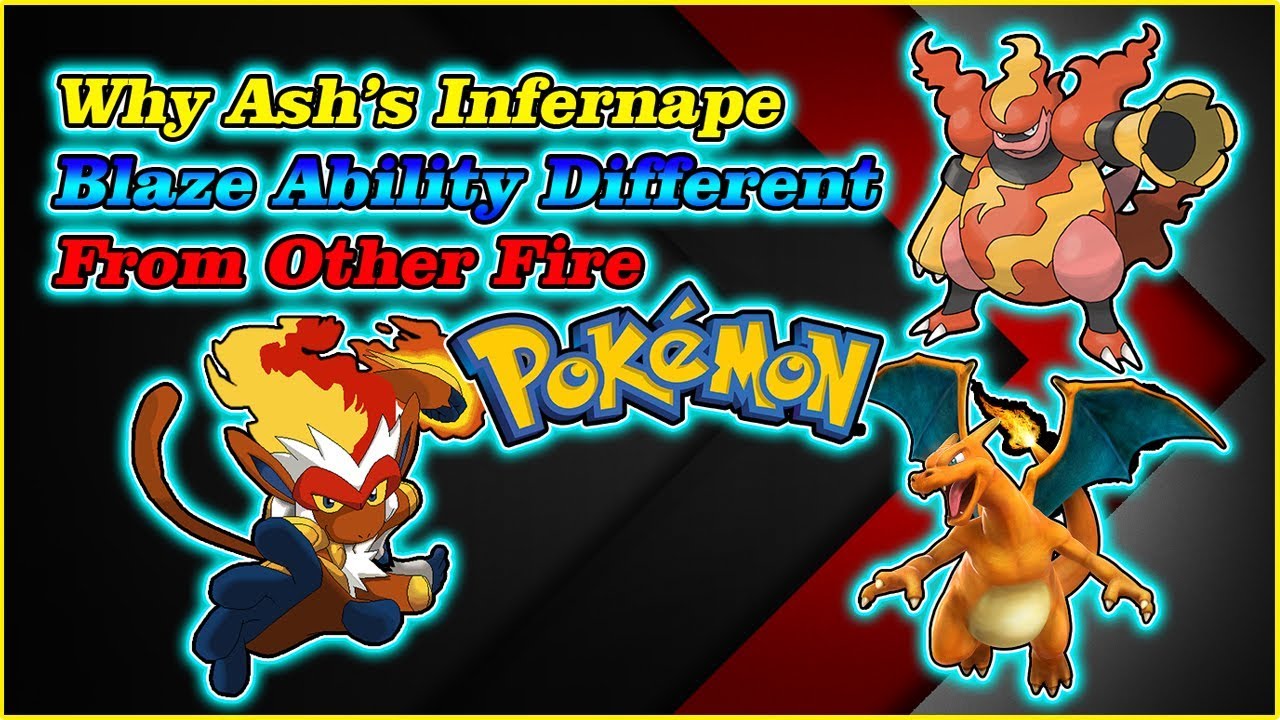 Why Infernape Blaze Ability Different from Other Fire Pokemon in Hindi ...