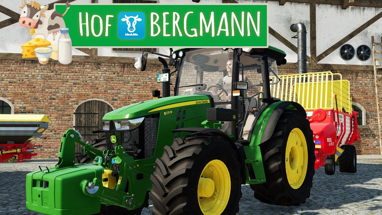 LS22 HOF BERGMANN #05: Das erste Gras für die Heutrocknung | FARMING ...