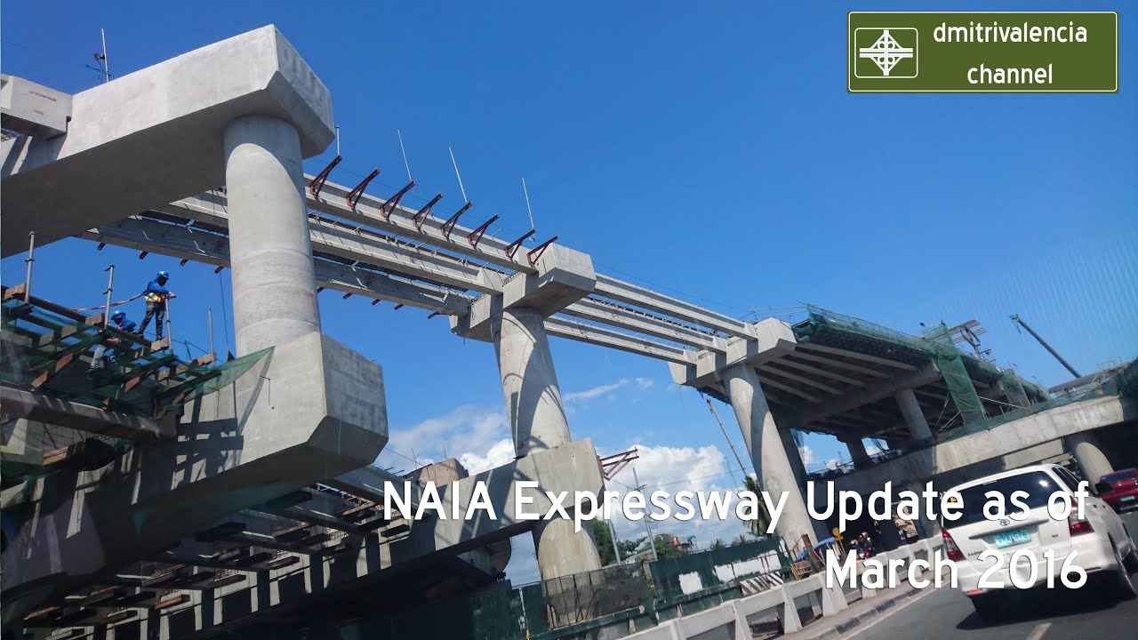 NAIA Expressway update as of March 2016 - YouTube