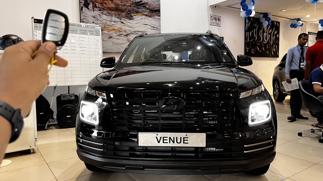 Hyundai Venue Knight Edition 2023 | SXO Top Model @ 13 Lakhs | Killer ...