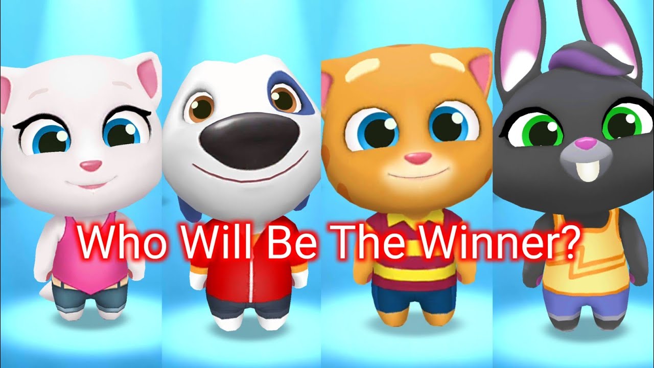 Talking Tom Gold Run - Who Will Be The Winner ?#8 - YouTube