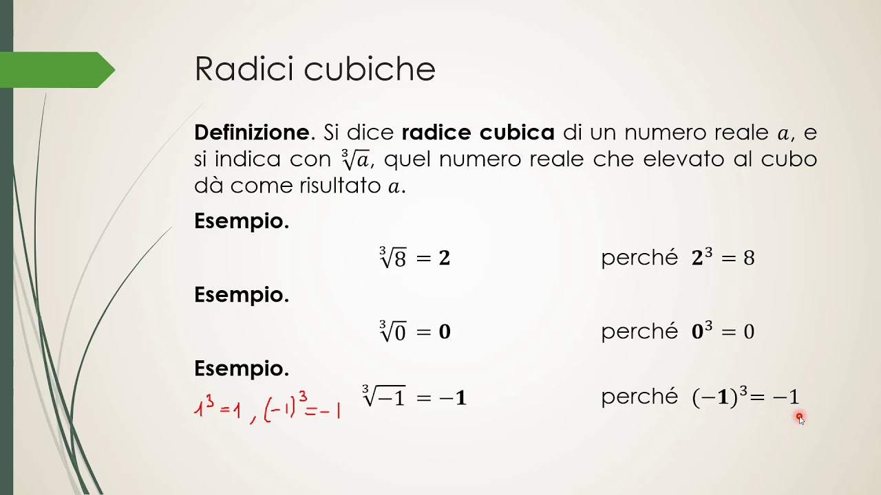 Radici quadrate, radici cubiche, radici n-esime - YouTube