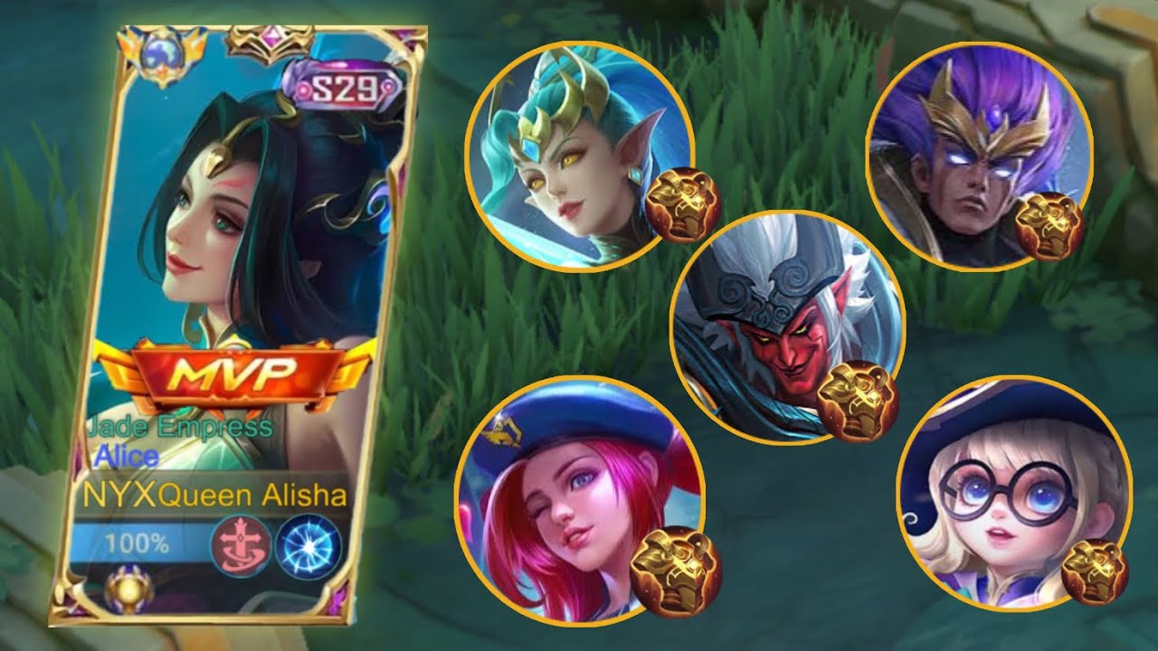 ALICE SOLO RANK HARD GAME VS 5 RADIANT ARMOR!| ALICE BEST BUILD 2023 ...