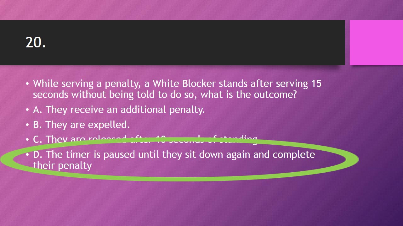 WFTDA Rules Test 2017 - YouTube