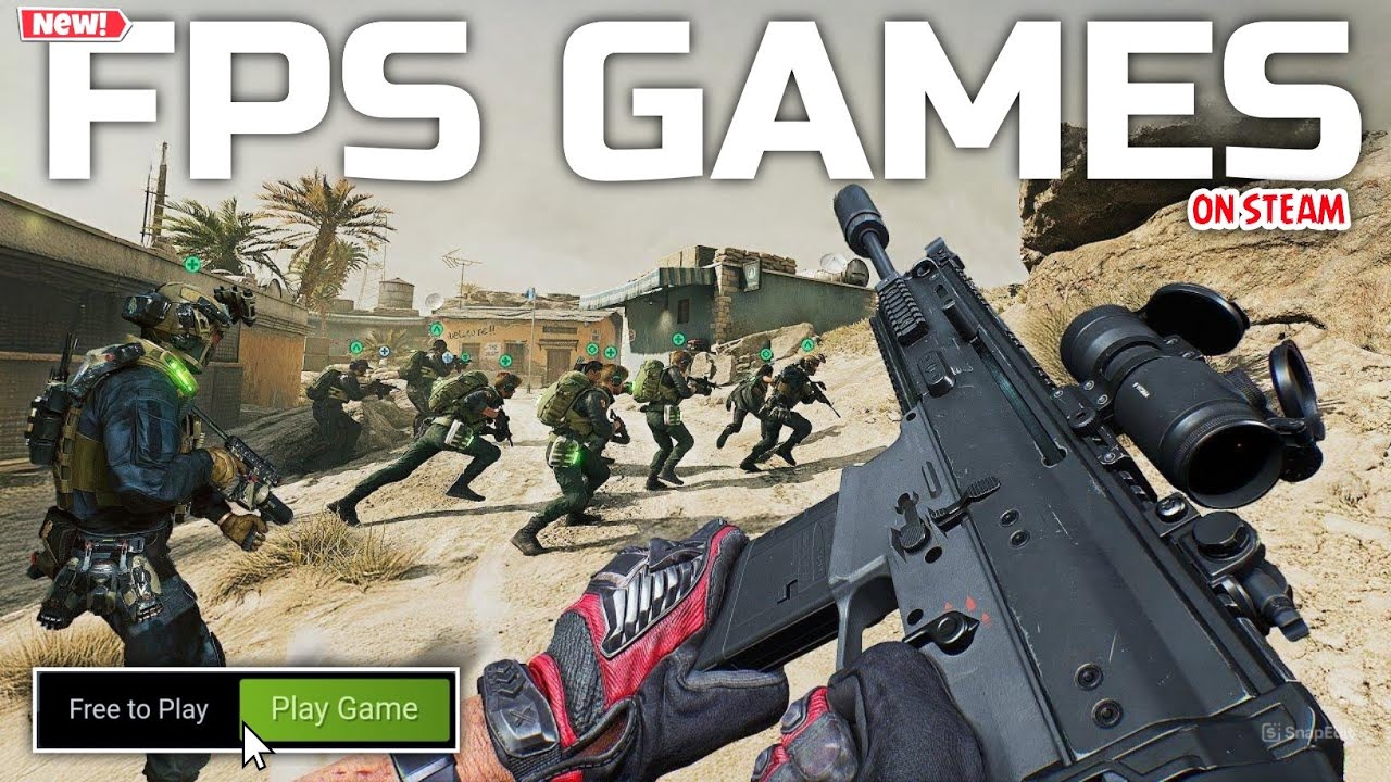 TOP 10 FREE-TO-PLAY FPS GAMES ON STEAM!(NEW) - YouTube