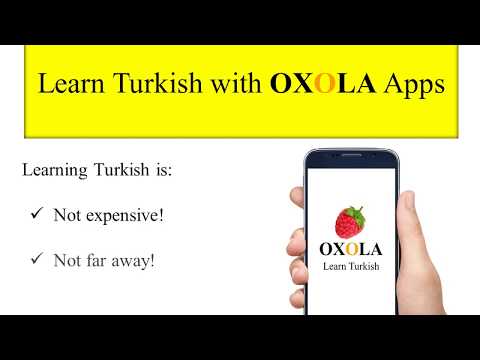 Learn Turkish with OXOLA Apps