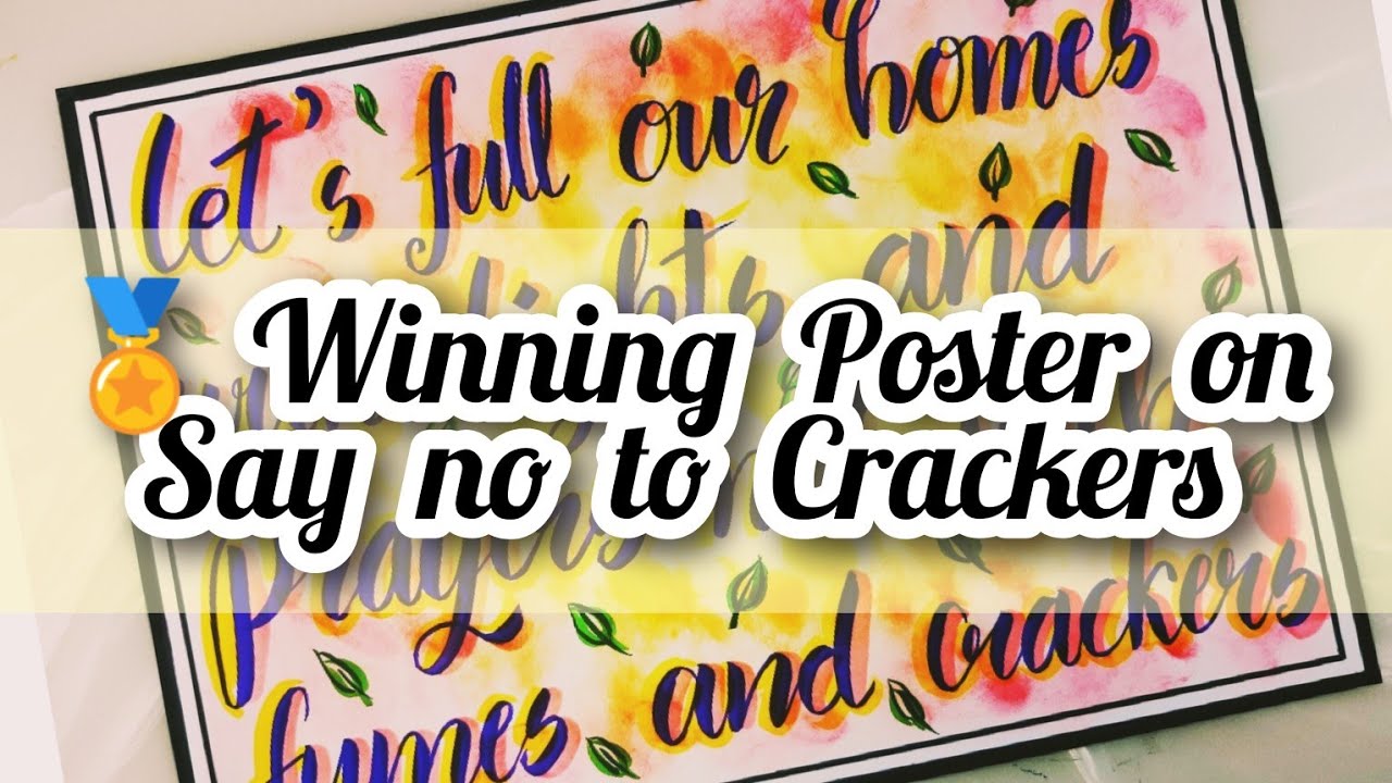 Slogan on say no to crackers/pollution free Diwali slogan/slogan on ...