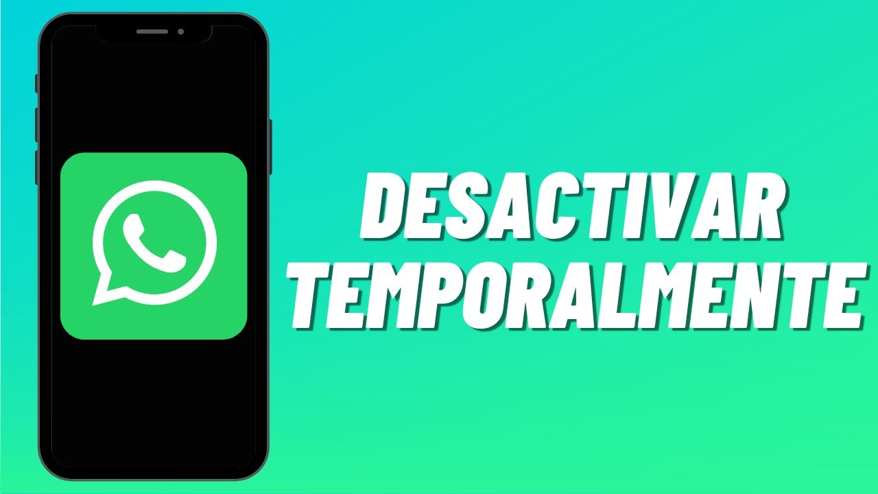 Cómo desactivar temporalmente WhatsApp - YouTube