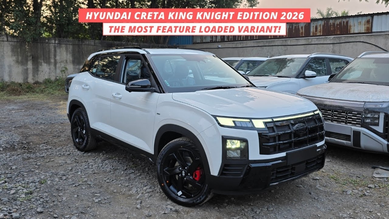 Hyundai Creta King Knight Edition 2026 Walkaround | Top Model with all ...