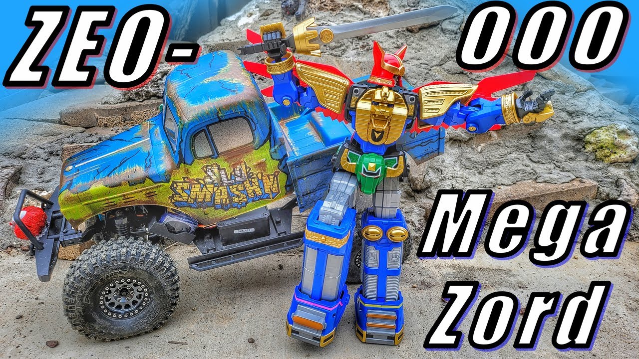 Hasbro Power Rangers Zeo Megazord & The SMASHN Power Wagon - YouTube