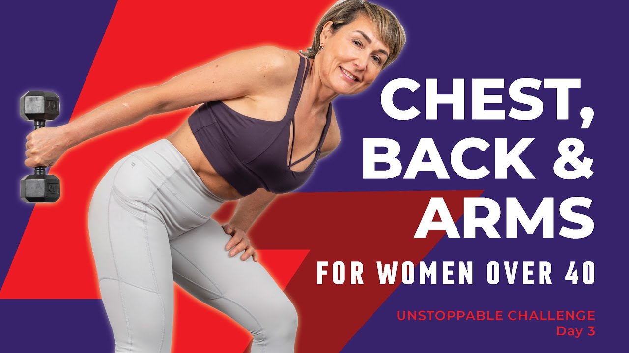 Upper Body Supersetting For Women Over 40 - YouTube