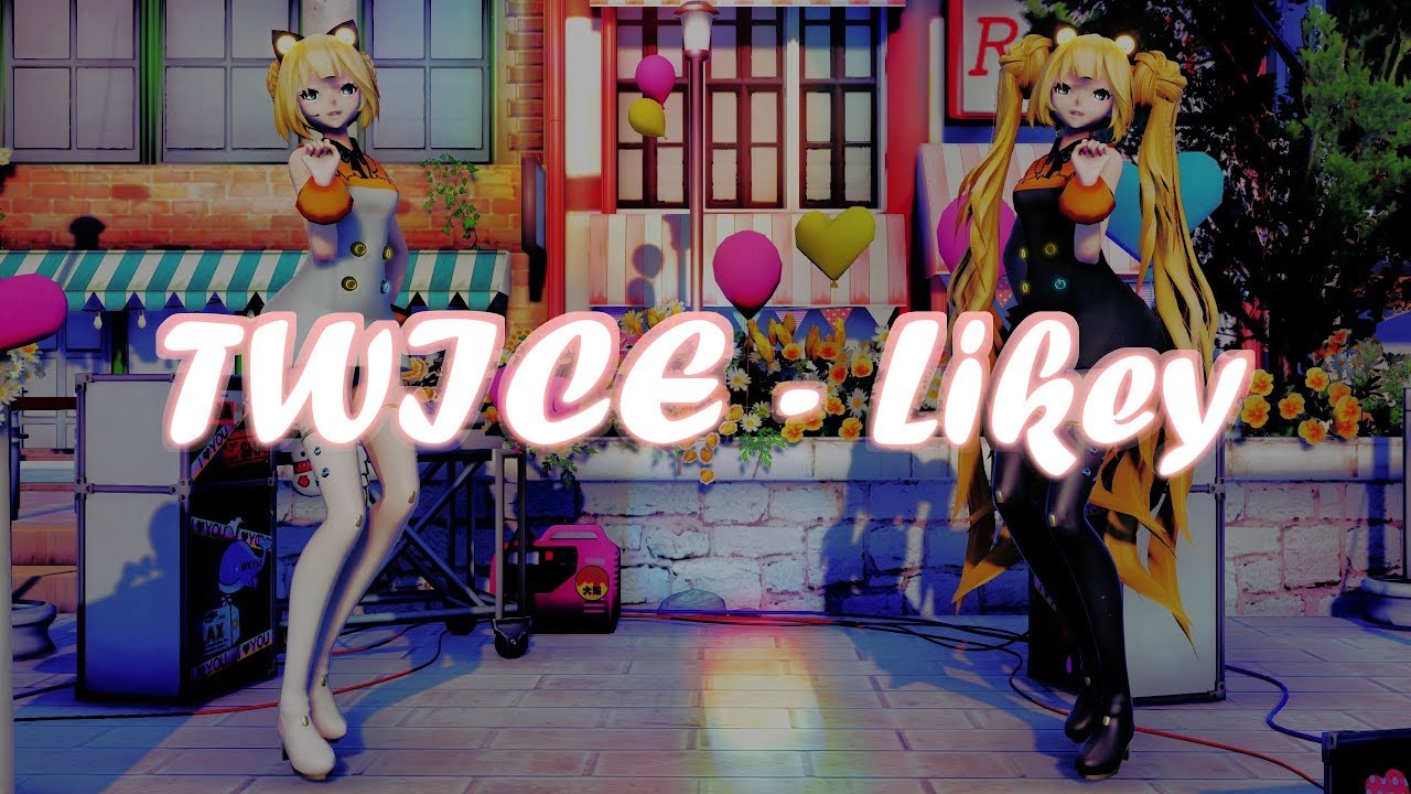 【MMD x Ray Cast】TWICE(트와이스) "LIKEY" 【Models DL】 - YouTube