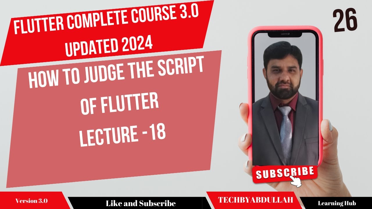 Flutter In Urdu How To Judge The Script Of Flutter Lecture 18 Techbyabdullah79 4706