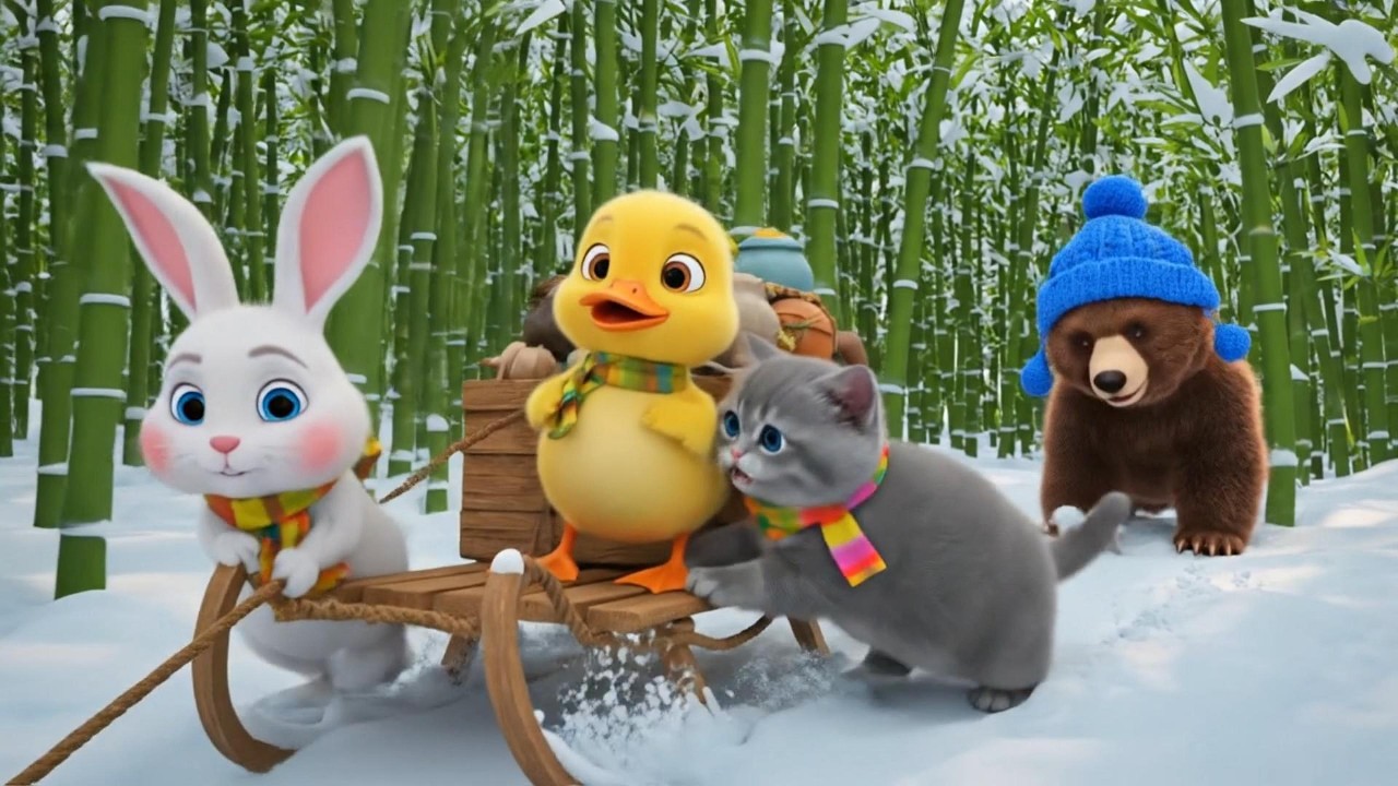 🐰🐤Roro, Dodo, Kiki & Bubu: The Secret of Snow and the Magical Sleigh ...