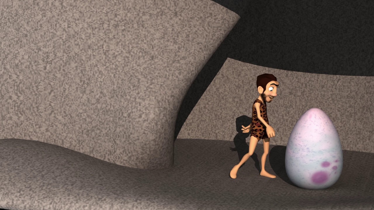 Caveman - animation short - YouTube