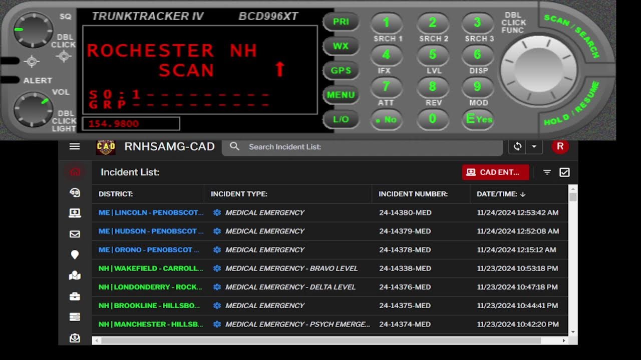 Rochester, NH Police Fire and EMS Scanner - YouTube