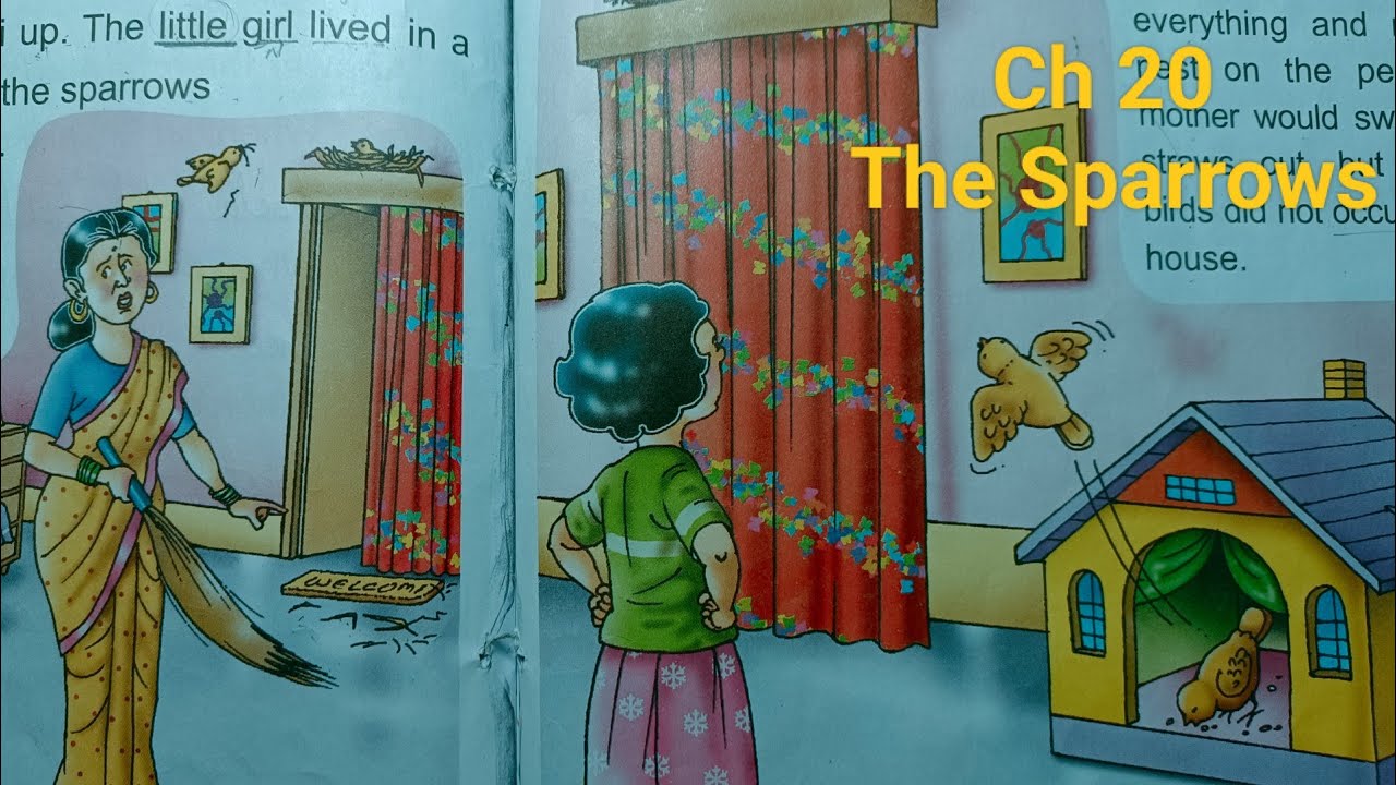 DAV || Class 2 || English Reader || Chapter - 20 || The Sparrows || Page no 80 - YouTube