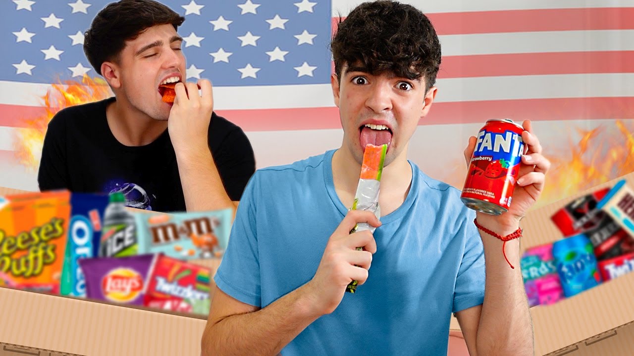 PROBANDO COMIDA RARA AMERICANA - YouTube