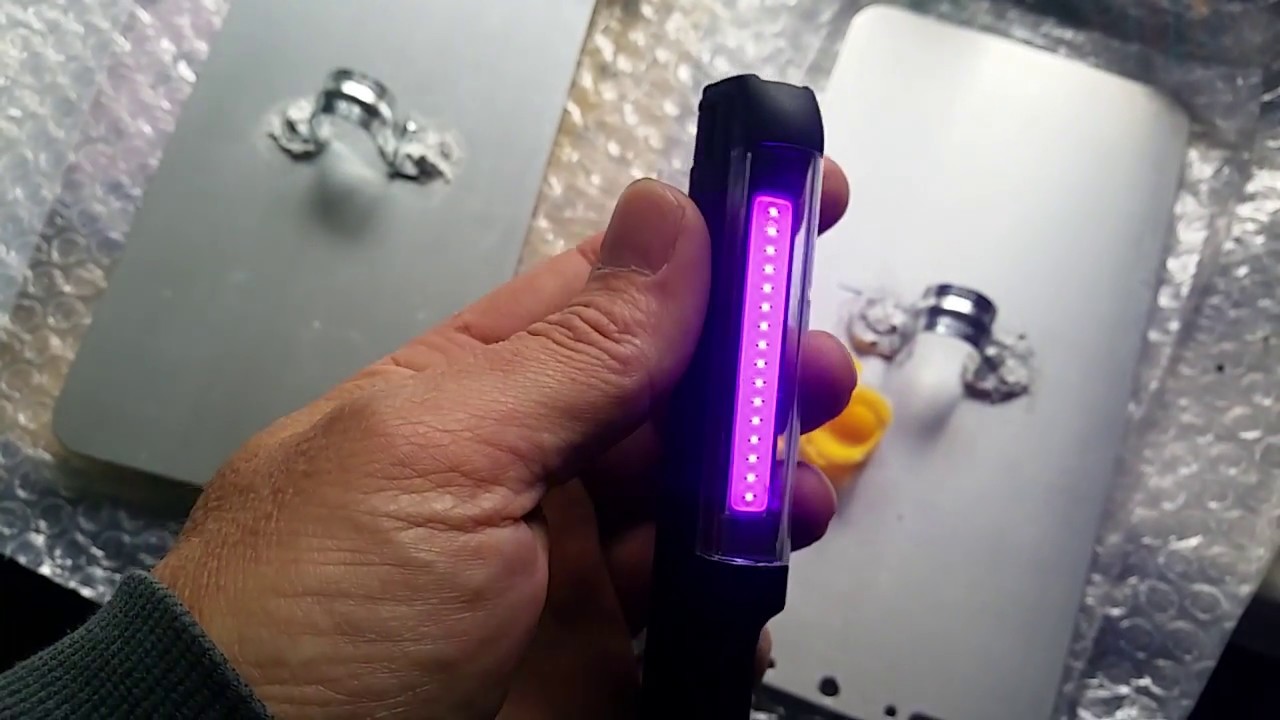 UV on phosphors~LED technology - YouTube