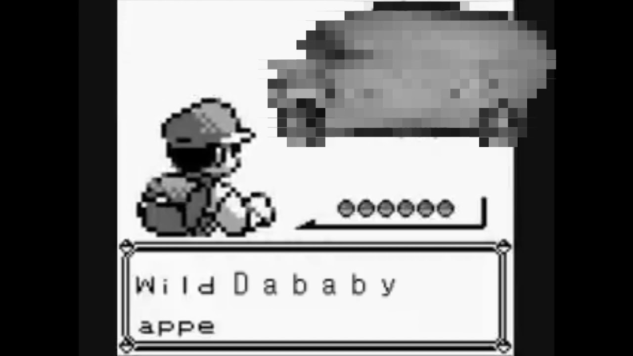 Dababy Car Spotted in Pokemon Red - YouTube