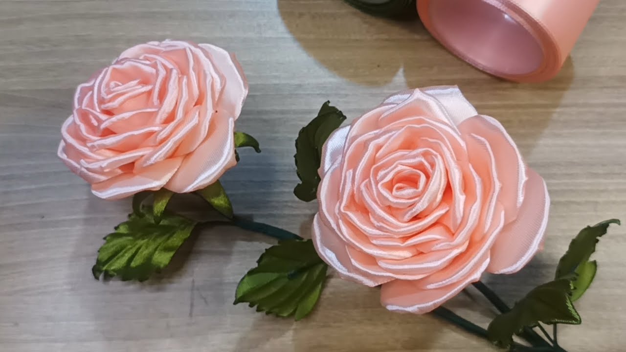 Pesona Mawar Satin Peach: Kreasi Elegan untuk Dekorasi Memukau - YouTube