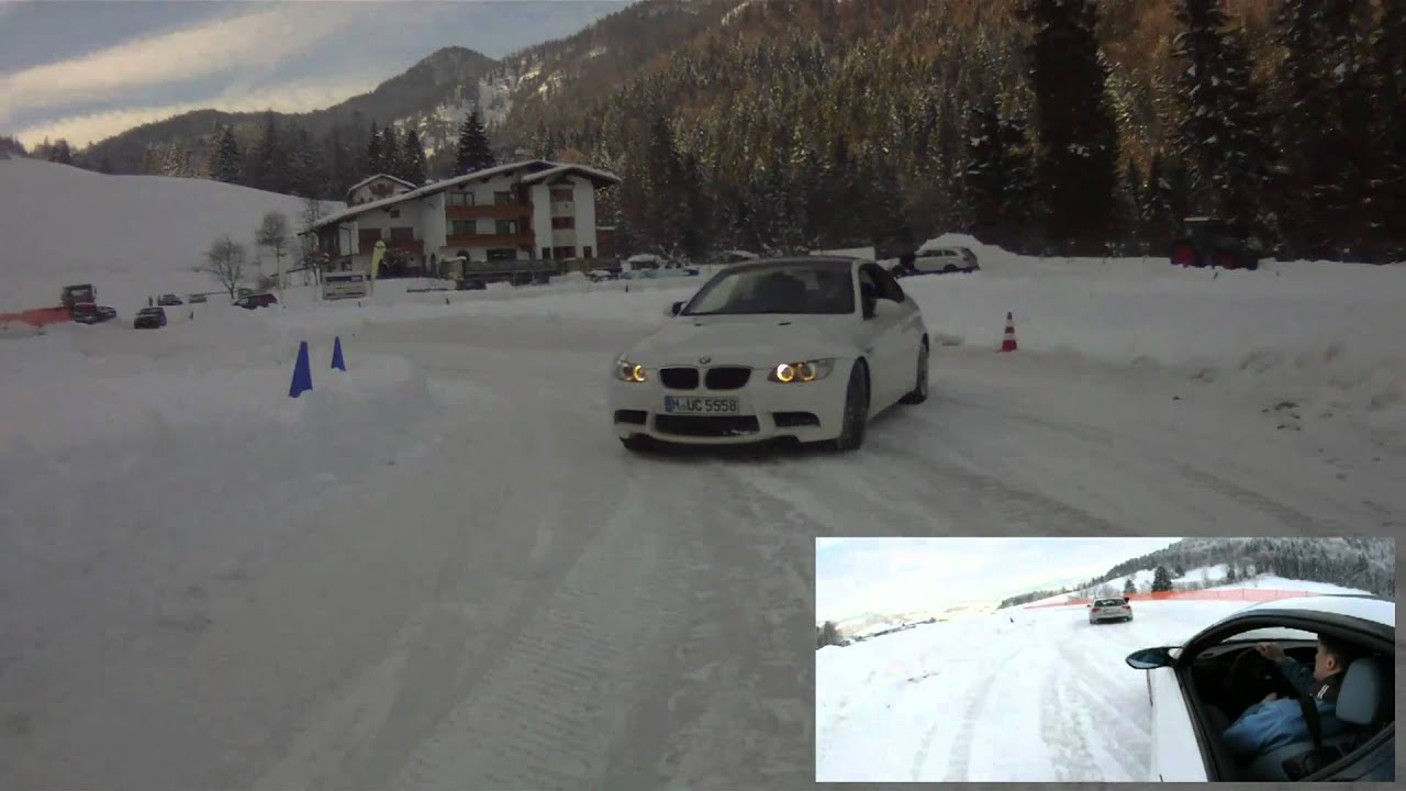 BMW M3 (E92) Dance on Snow - YouTube