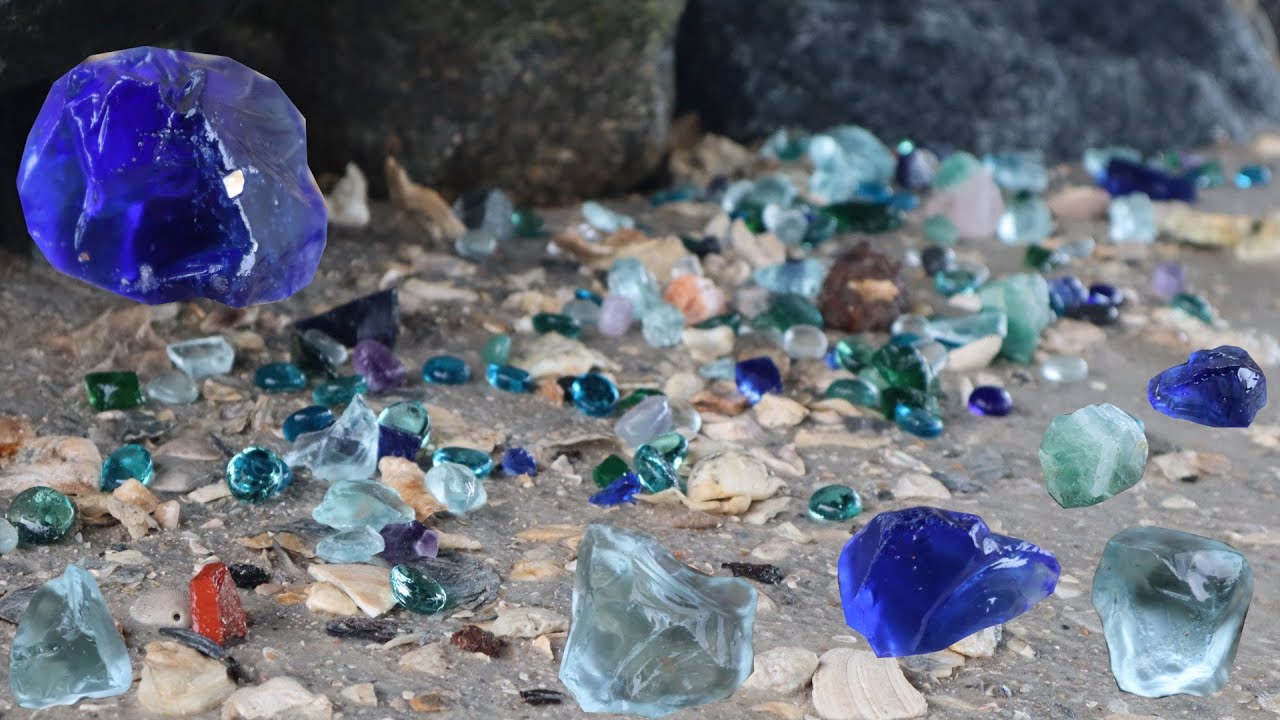 Founding Diamond , Crystal and Gemstone from Stone ! 1000 year Stone in ...