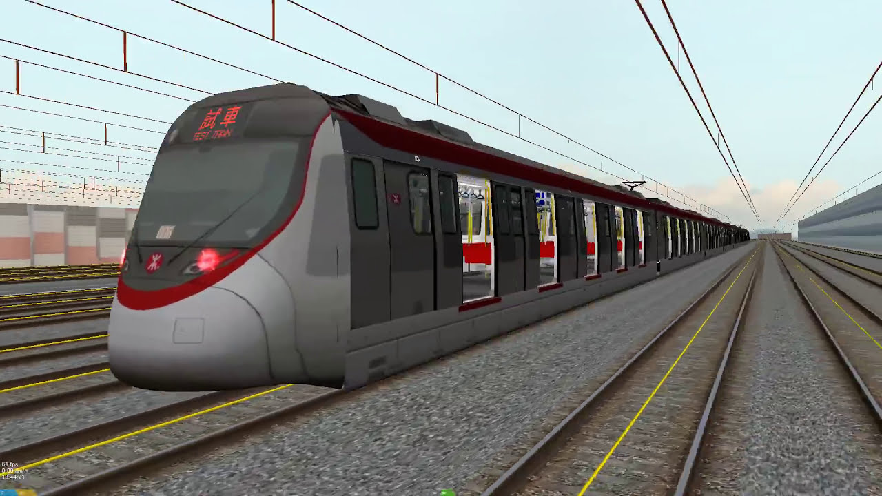 OpenBVE MTR 西鐵綫中車長客列車 C1141A 試車 - YouTube