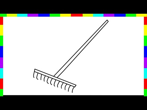 How To Draw Rake Step by Step - [3 Easy Phase]
