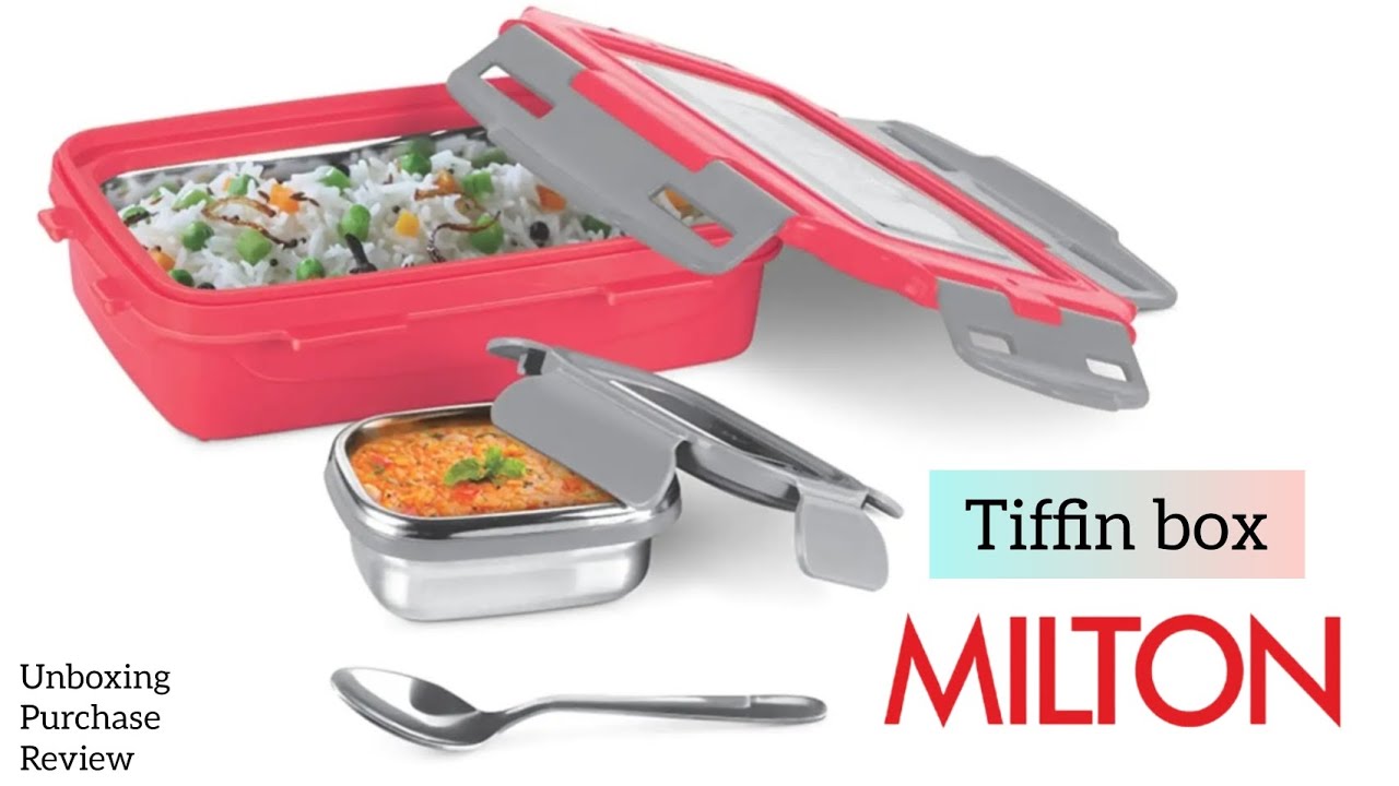 Milton Stainless Steel Small Tiffin Box | Unboxing product | New Tiffin ...