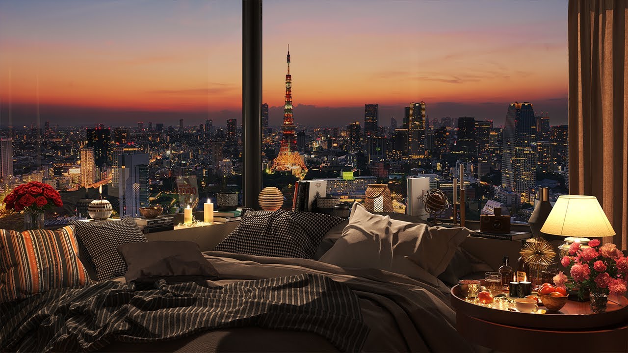 Luxury Tokyo Apartment With An Amazing View Outside Window - Sweet July ...