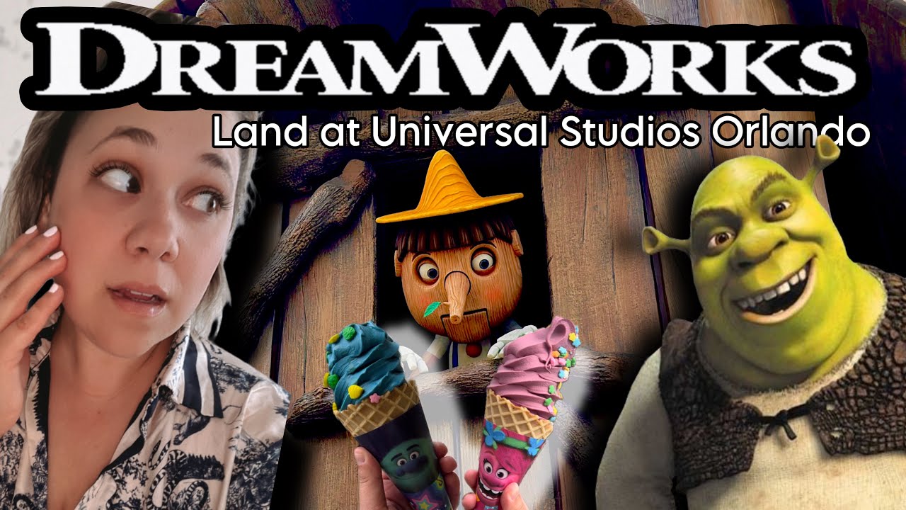 Dream Works Land at Universal Studios Orlando * FULL TOUR with food ...