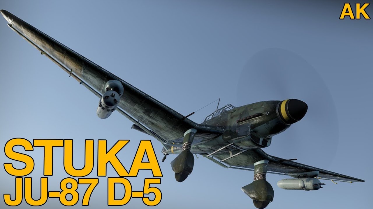WAR THUNDER: STUKA JU-87 D5, VEM DE CANHÃO! - YouTube
