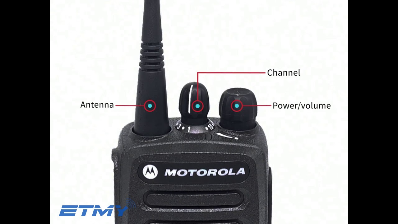 Motorola CP200d Walkie-talkie - YouTube