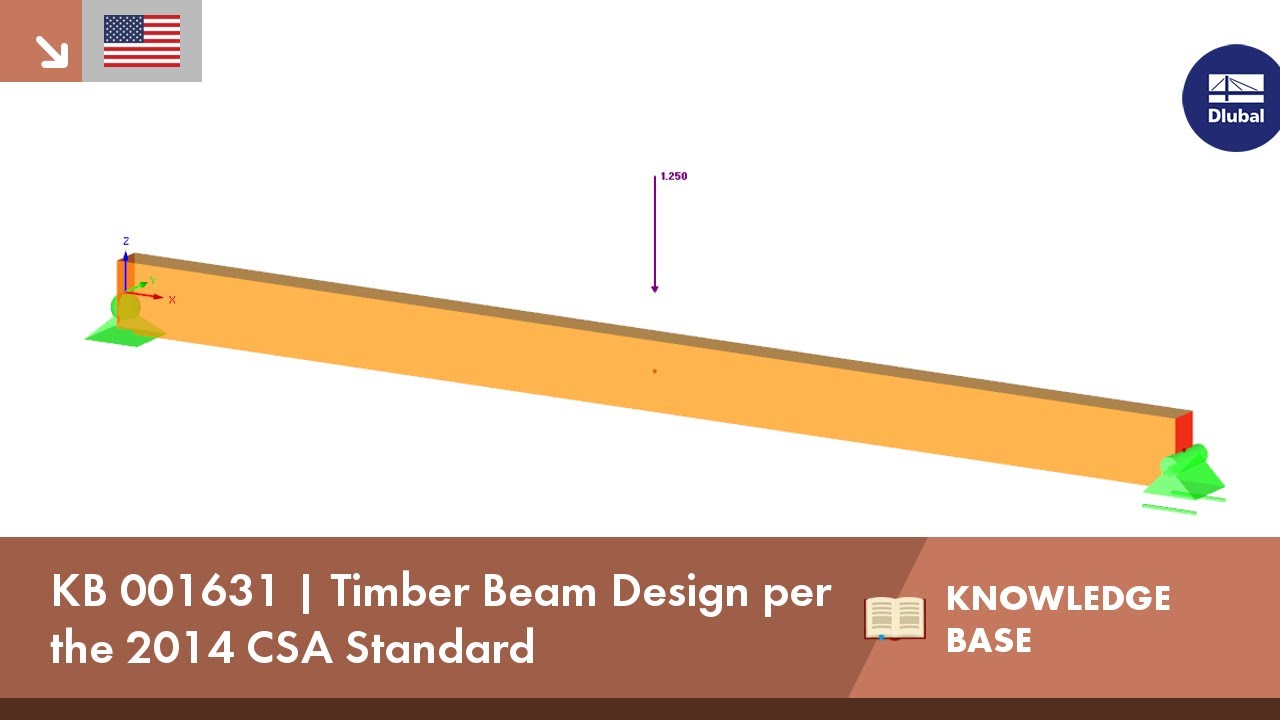 KB 001631 | Timber Beam Design per the 2014 CSA Standard - YouTube