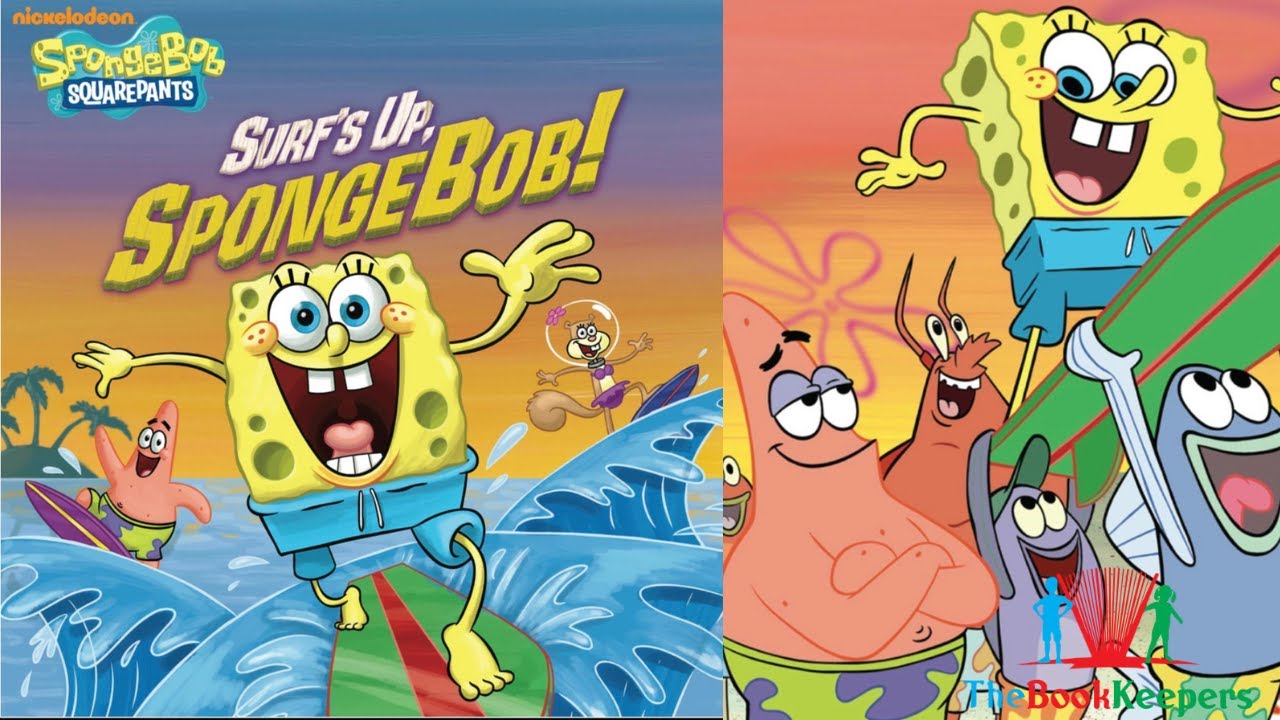 🌊🏄‍♂️ Kids Book Read Aloud: Nickelodeon SpongeBob Squarepants Surf's Up ...