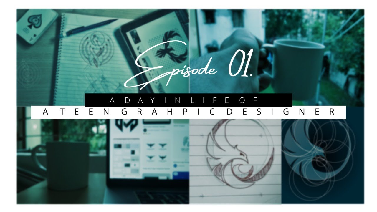 // A DAY IN LIFE OF A TEEN GRAPHIC DESIGNER // EPISODE 01. - YouTube