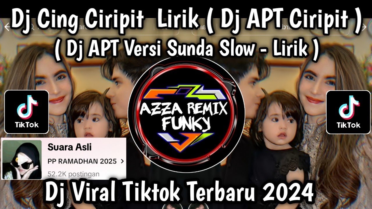 DJ CING CIRIPIT LIRIK || DJ APT VERSI SUNDA || DJ APT CIRIPIT VIRAL TIKTOK TERBARU 2024 - YouTube