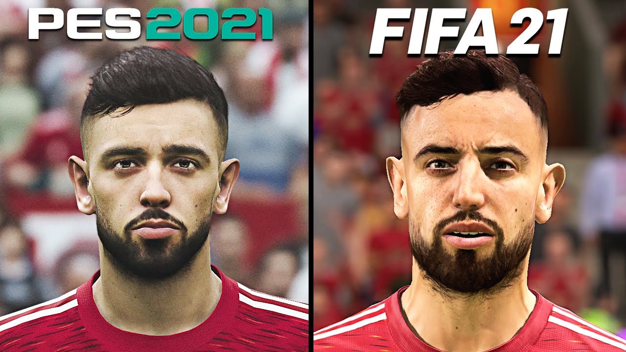 PES 21 vs. FIFA 21: Bruno Fernandes [PS4 HD] - YouTube