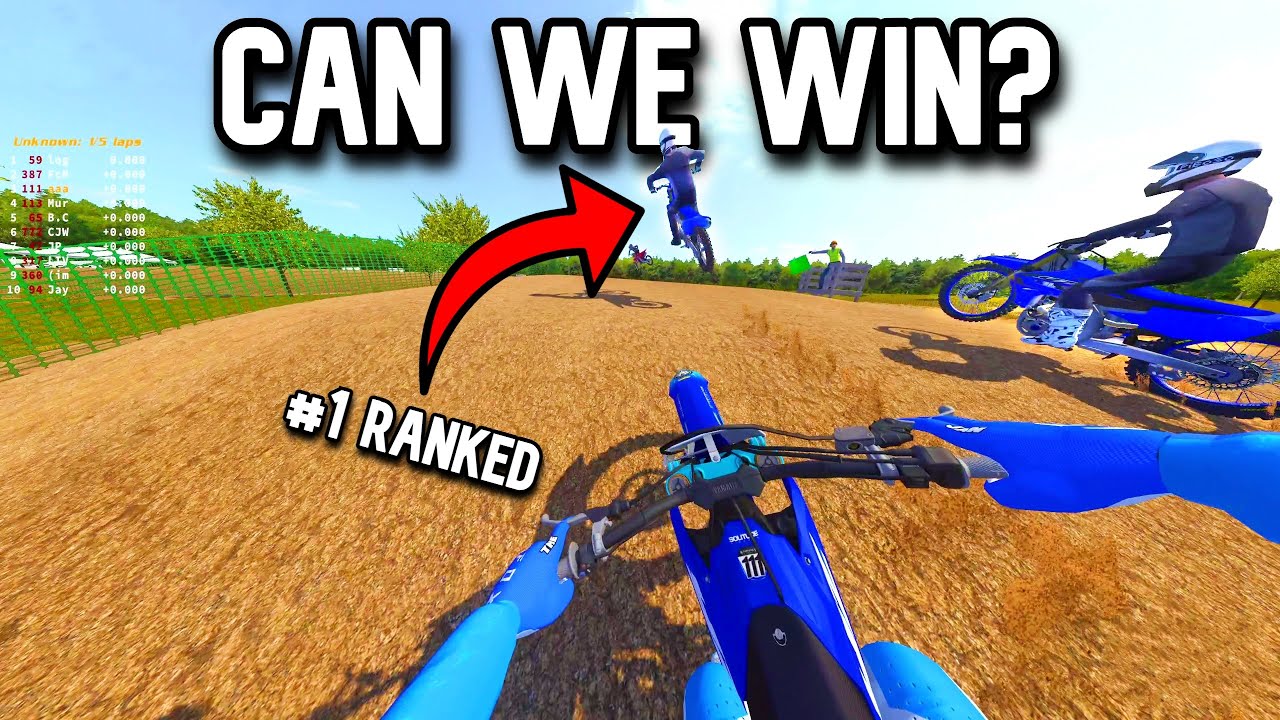RACING THE #1 RANKED PLAYER IN MX BIKES! - YouTube