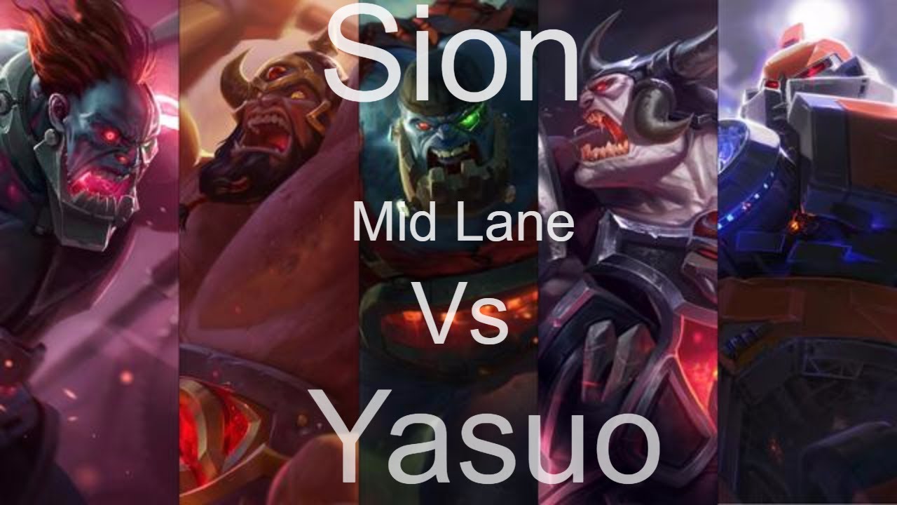 Sion Mid League of Legends - YouTube