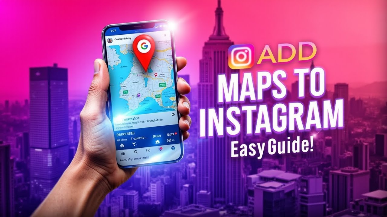How to Add Google Maps Location to Instagram | Easy Guide - YouTube
